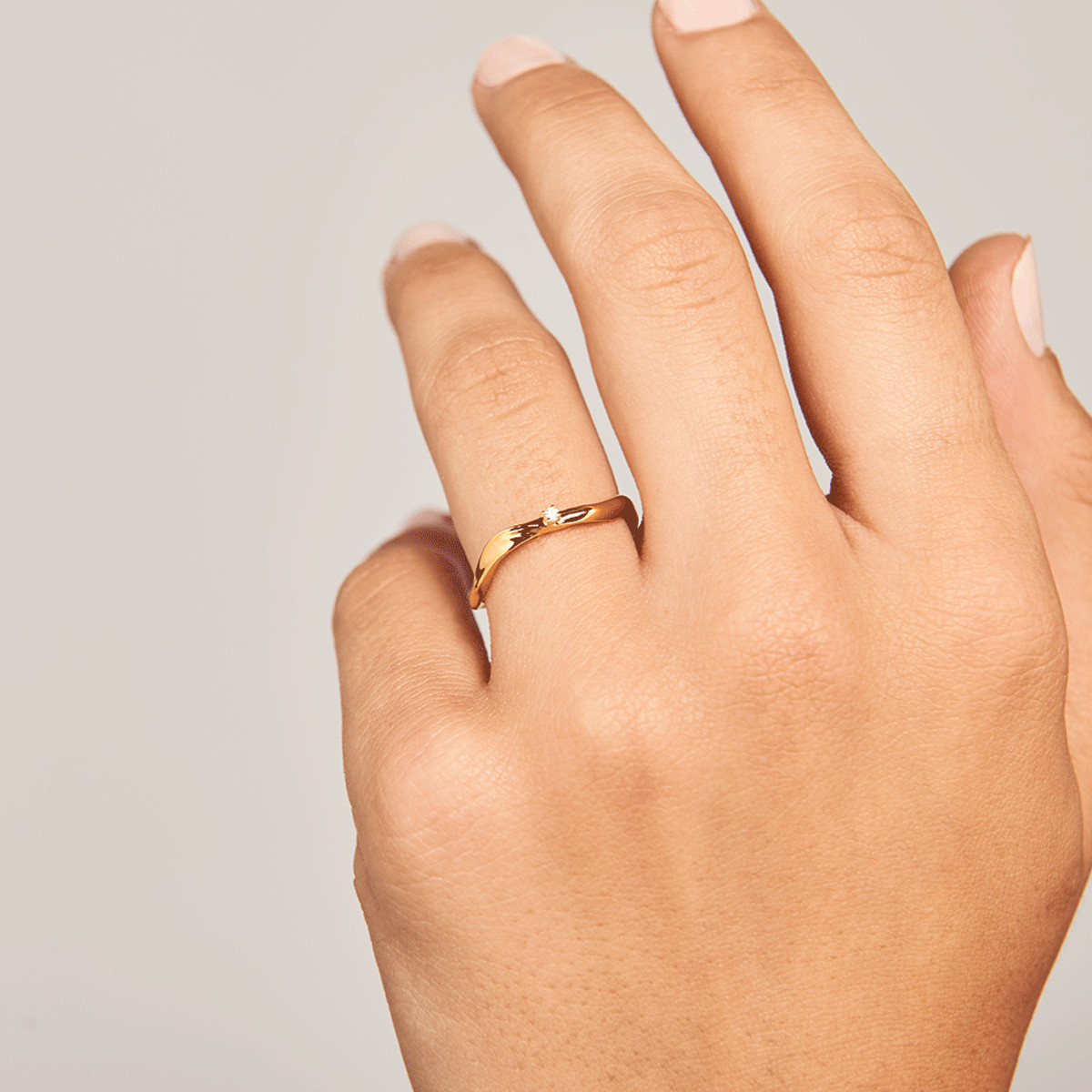 Mika gold plated ring - PD Paola