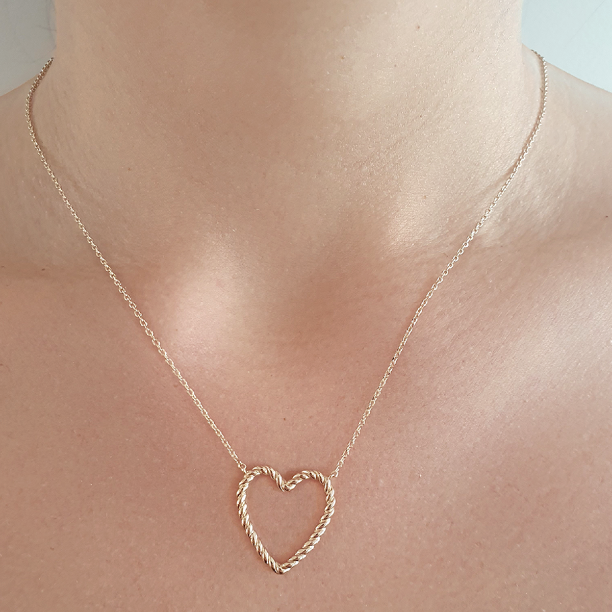 Collier Doré torsadé